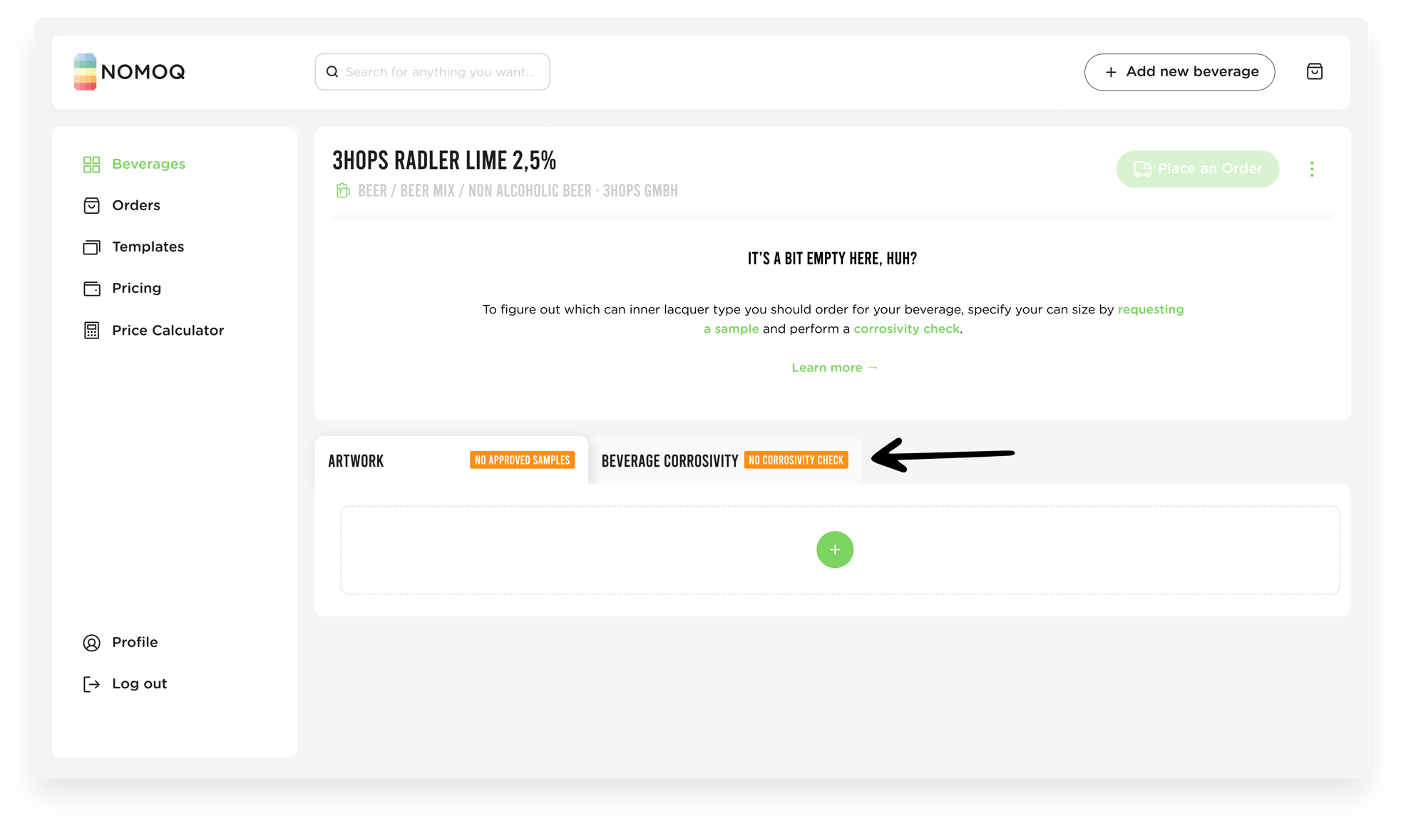 How to check your beverage's corrosivity?